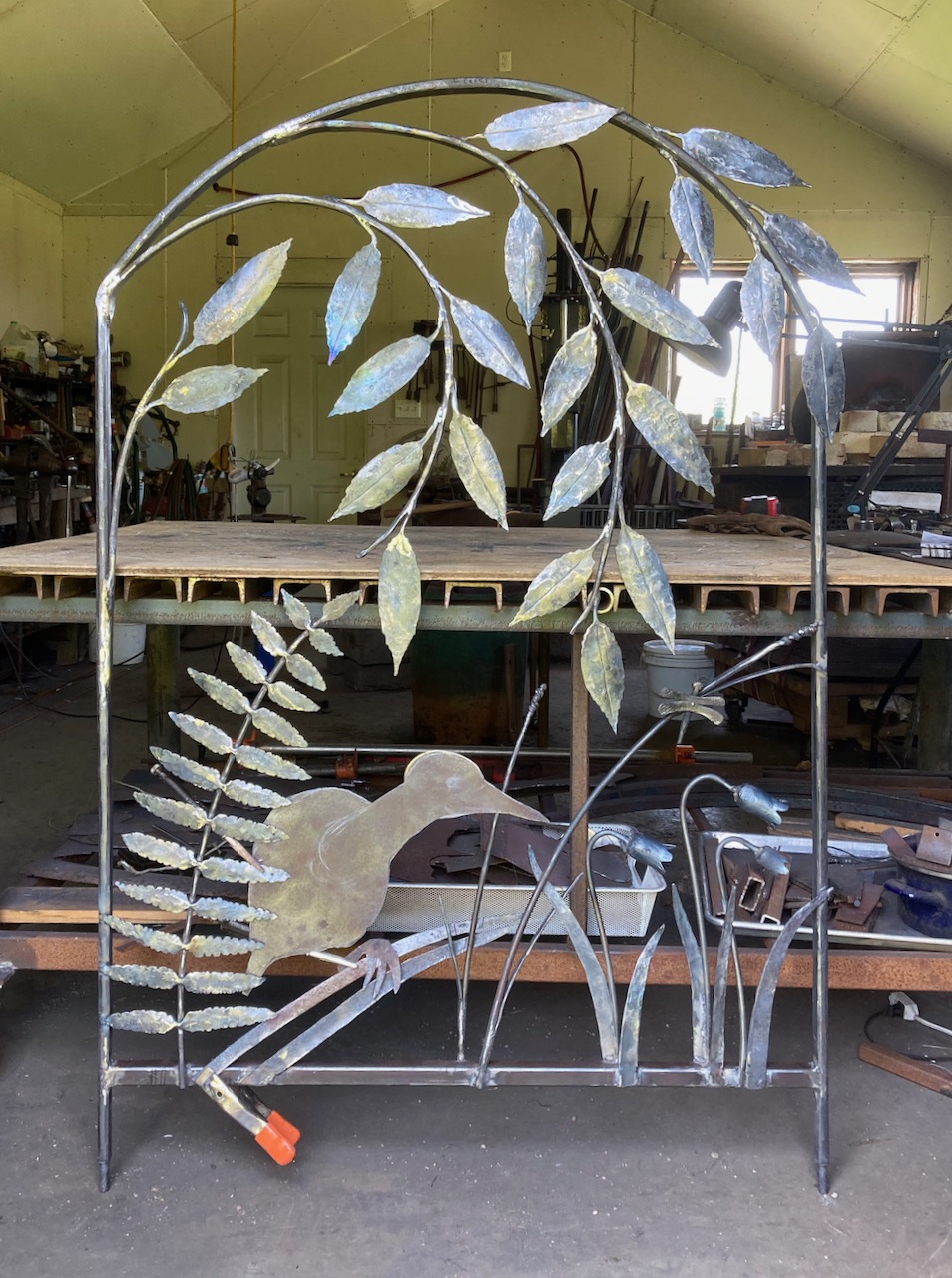 Evolution of Heron figure in Bird panel Project
